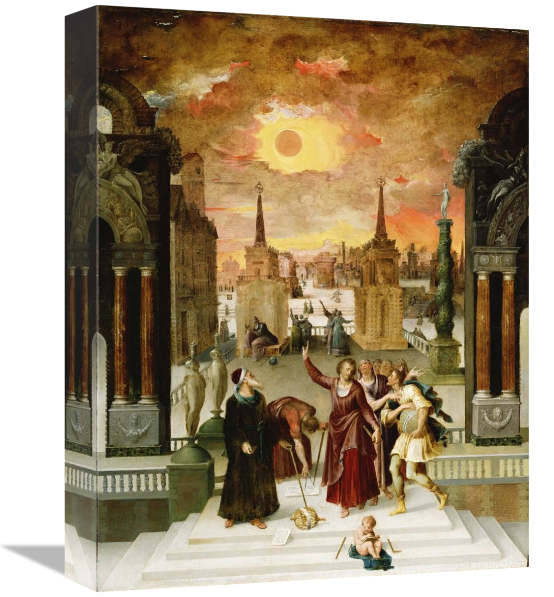 Micasa 12 x 16 in. Dionysius the Areopagite Converting the Pagan Philo ...