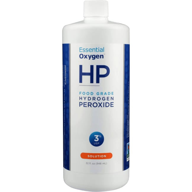Essential Oxygen Hydrogen Peroxide 3% Food Grade - 32 Oz - Essential O ...