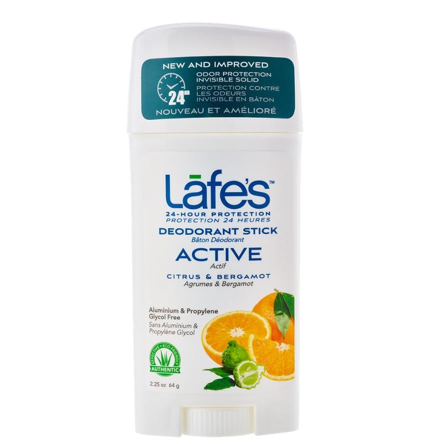 Lafe's Active Deodorant Twist Stick - 2.5 Oz - Lafe`S Natural Bodycare ...