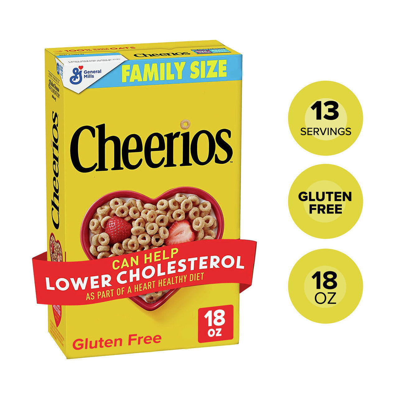 Gen Mill Cheerios Oat - Case Of 10 X 18 Oz - General Mills – Home n Hearts