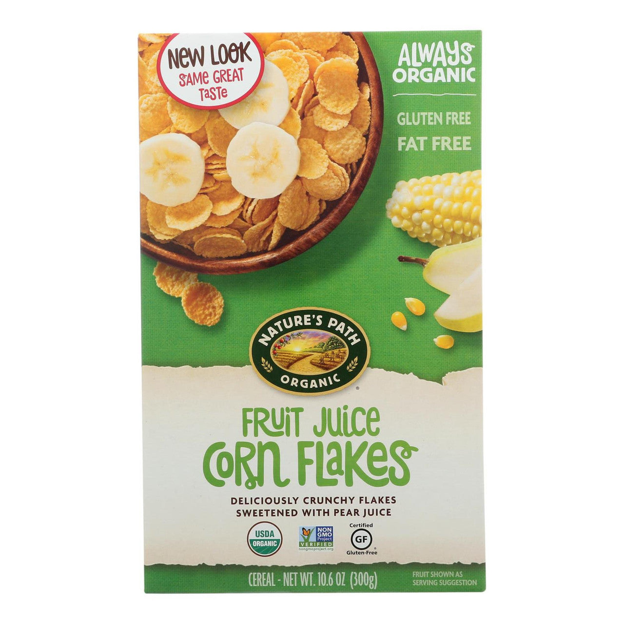 Nature's Path Corn Flakes Fj Cereal - Case Of 12 - 10.6 Oz - Nature`S ...