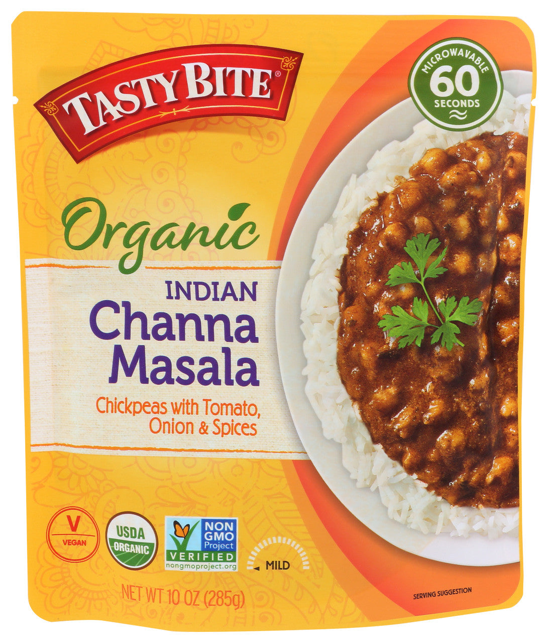 Tasty Bite Channa Masala Entree - Case Of 6 - 10 Oz – Home n Hearts