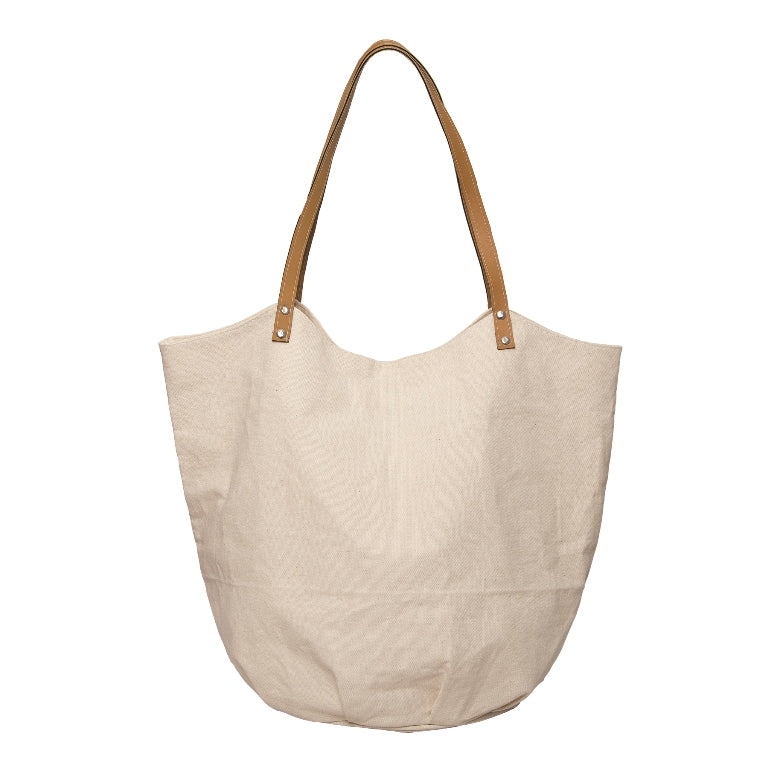 Debco E8860 Tree Line Cotton Tote Bag with Vinyl Handles - Natural ...
