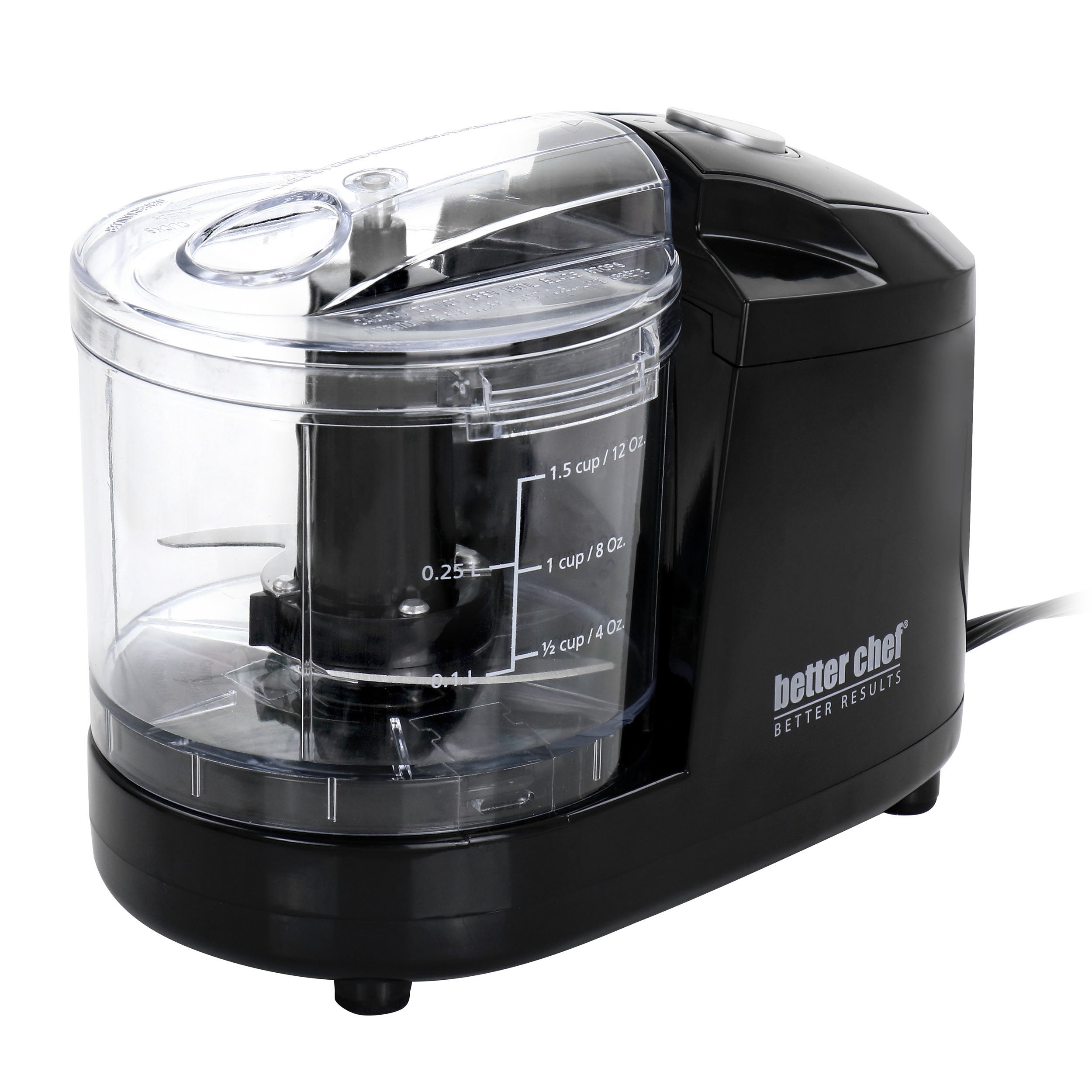 Better Chef 1.5 Cup Safety Lock Compact Chopper in Black – Home n Hearts