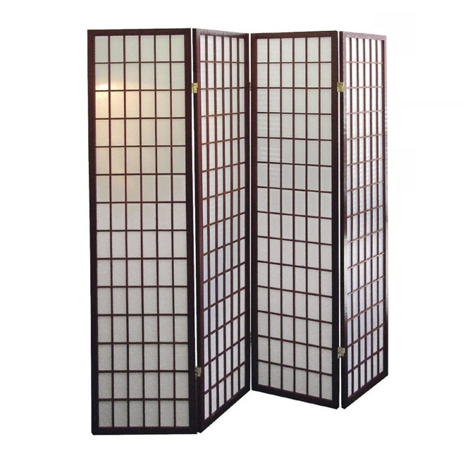 ORE INTERNATIONAL Ore International R566-4 4-Panel Room Divider - Cher ...